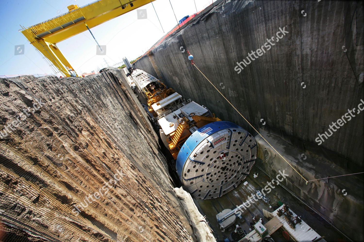 Worlds Biggest Boring Machine About Start Editorial Stock Photo - Stock ...