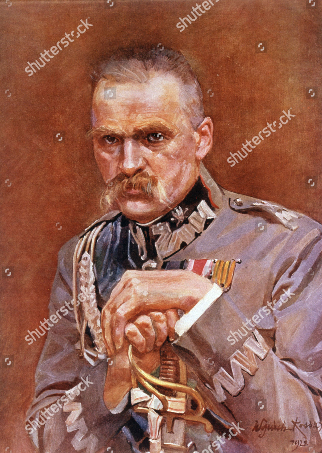 General Pilsudski 18671935 Polish Army Officer Editorial Stock Photo ...