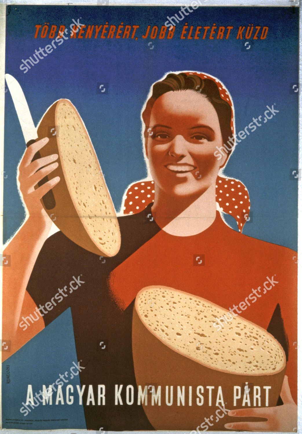 Hungarian Communist Party Fights More Bread Editorial Stock Photo ...
