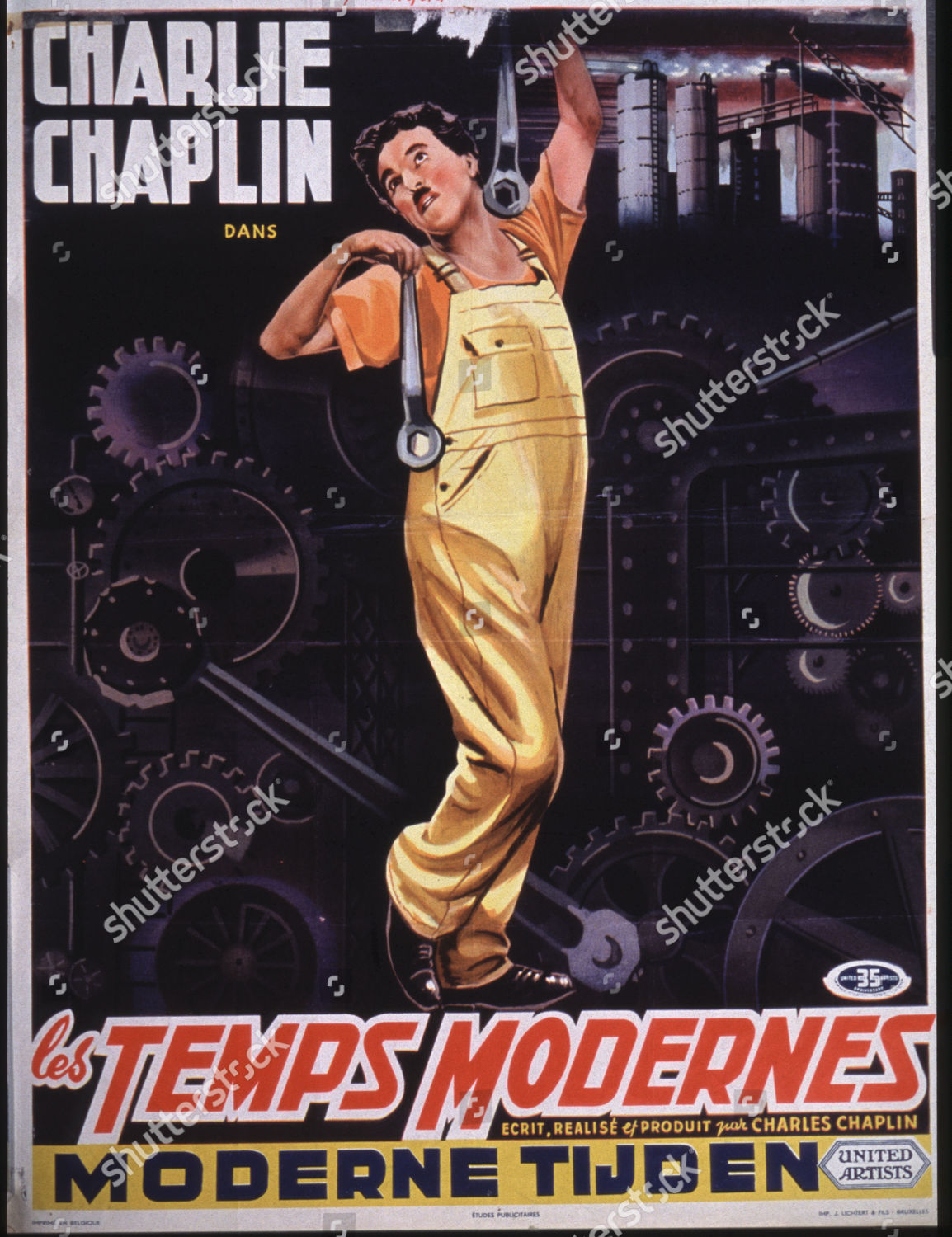 Les Temps Modernes Modern Times French Editorial Stock Photo - Stock ...