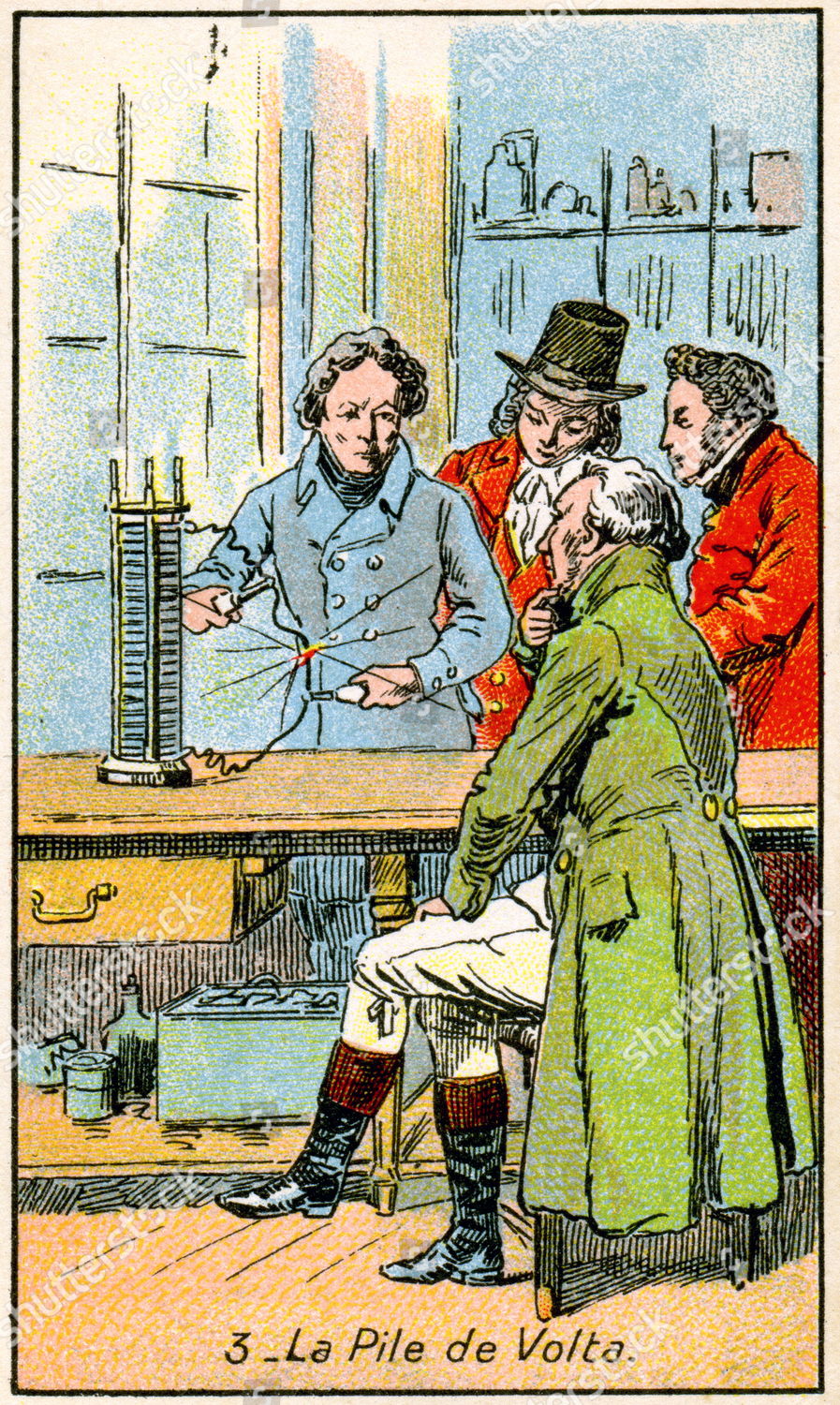 Alessandro Volta Shows His Voltaic Batery Editorial Stock Photo - Stock ...