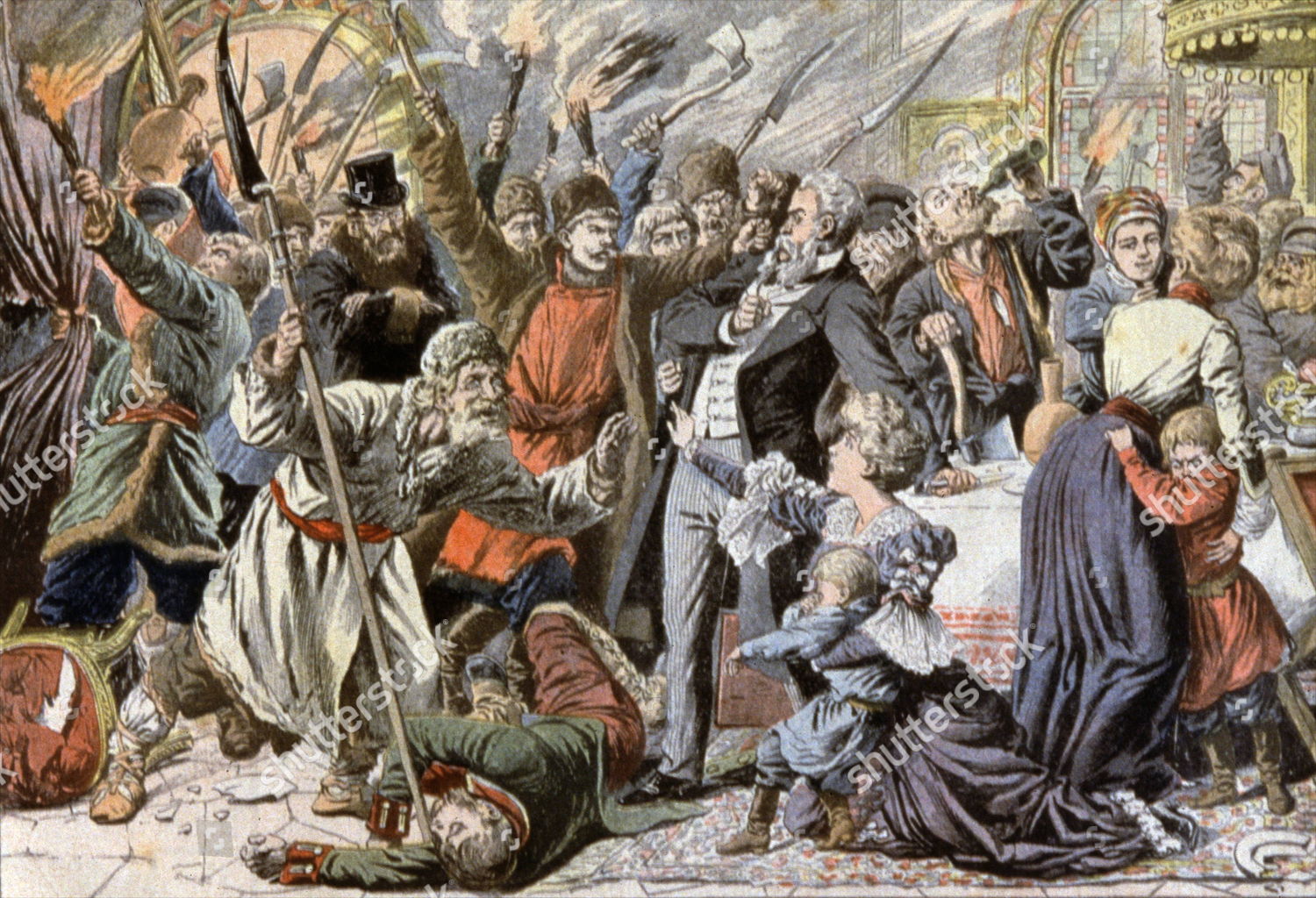 History Russia Peasants Riot During 1905 Editorial Stock Photo - Stock ...