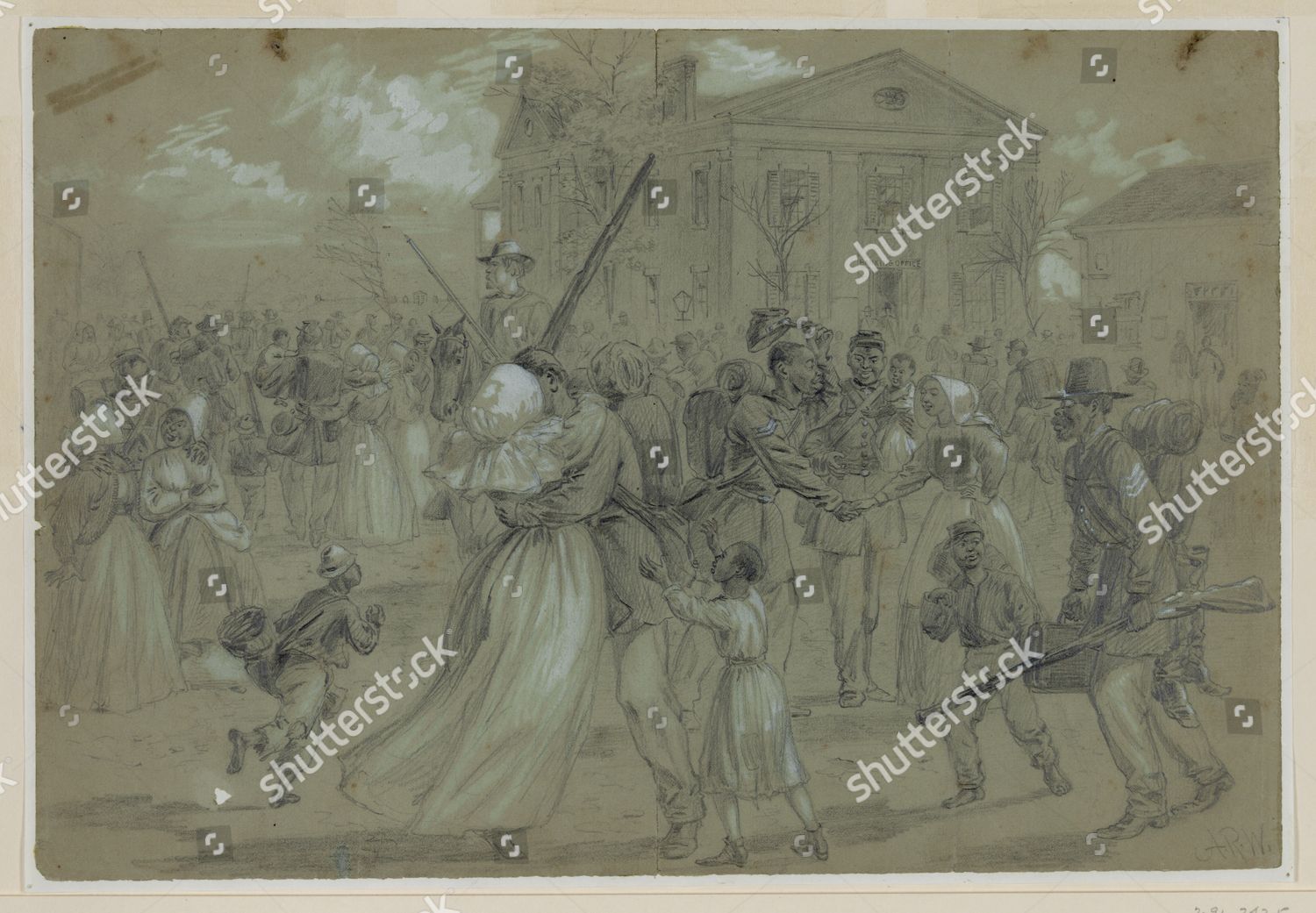 African American Soldiers Mustered Out Little Editorial Stock Photo ...