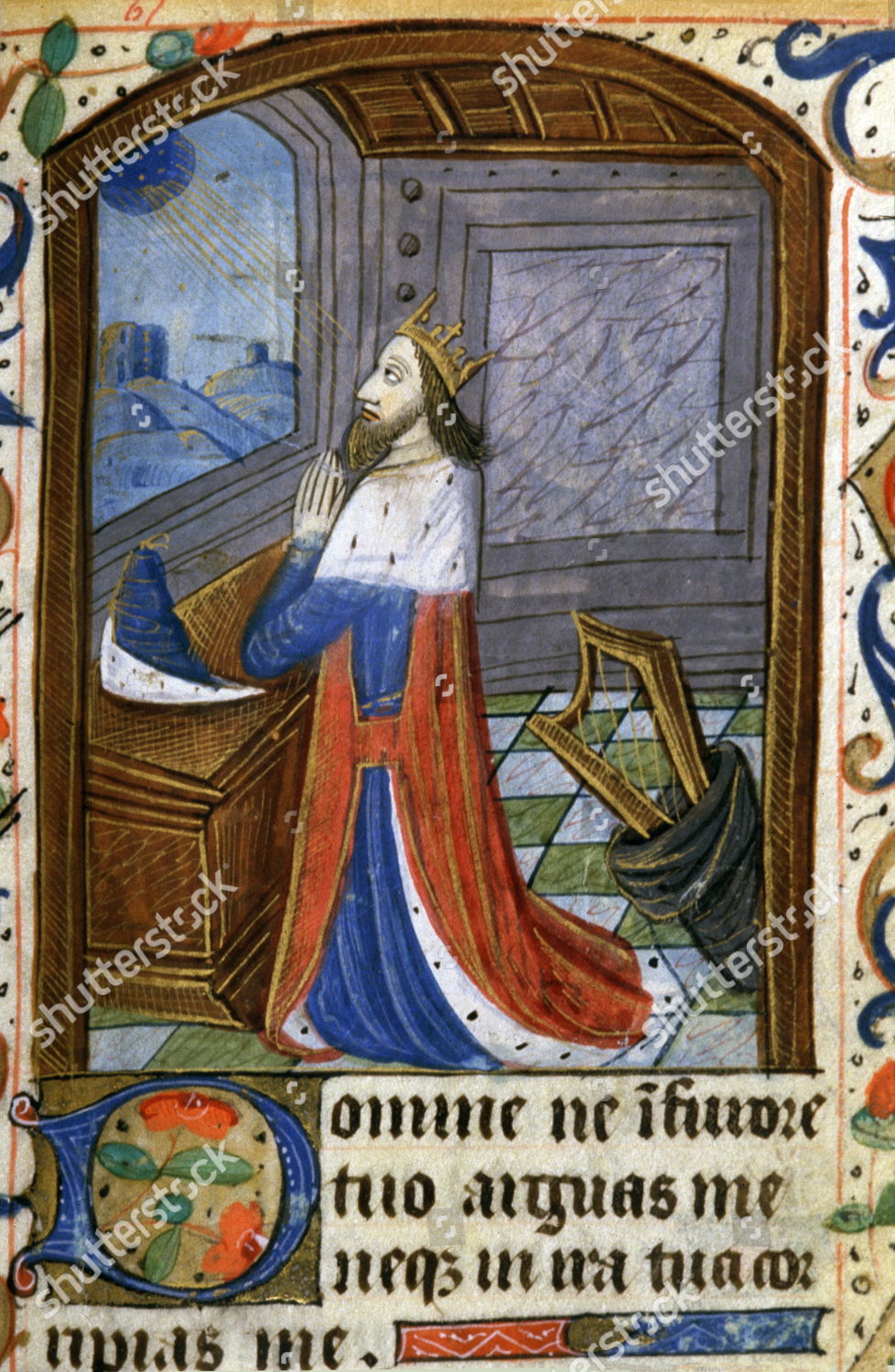 Religion Old Testament King David Praying Editorial Stock Photo - Stock ...