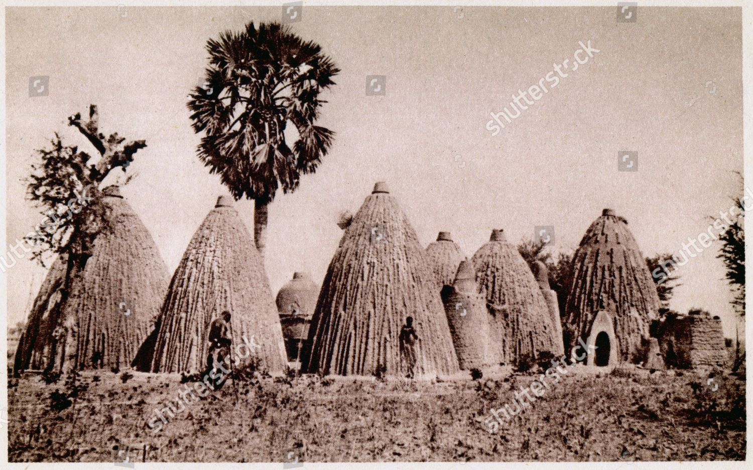 House Musgum Moupoui People Photo Chad Editorial Stock Photo - Stock ...