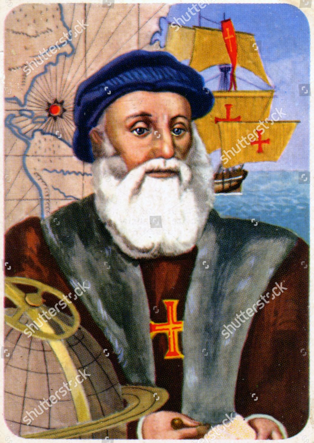 Portugese Explorer Vasco Da Gama C14601524 Editorial Stock Photo ...