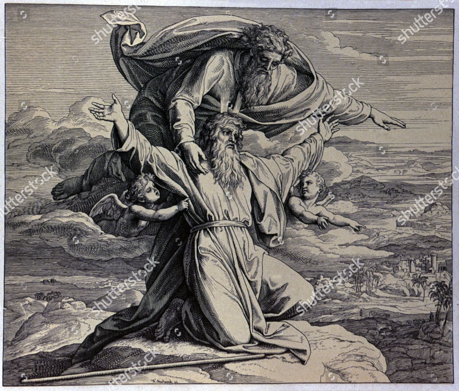 Death Moses God Shows Him Promised Editorial Stock Photo - Stock Image ...