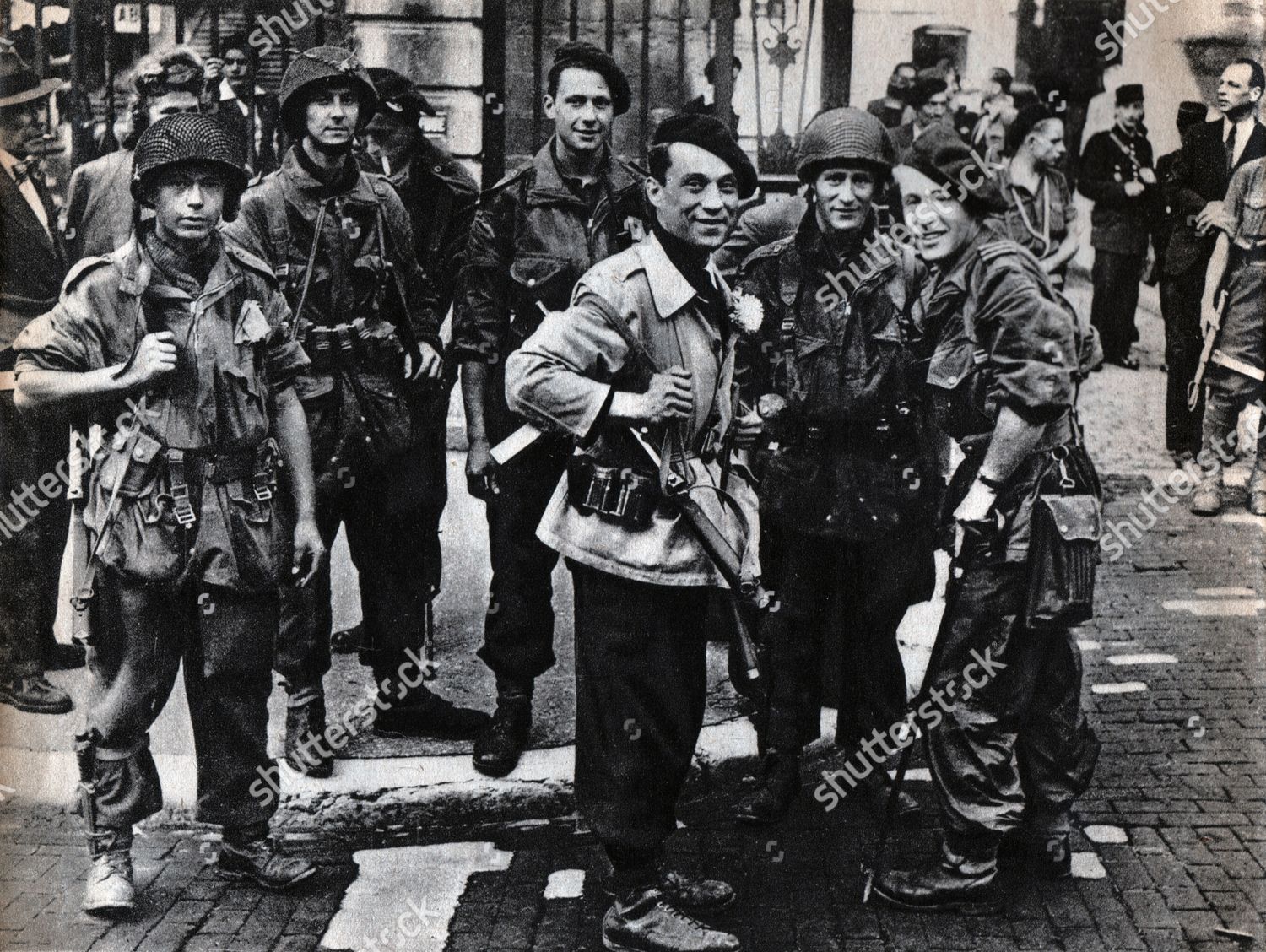 Liberation Lyon By Allied Forces French Editorial Stock Photo - Stock ...