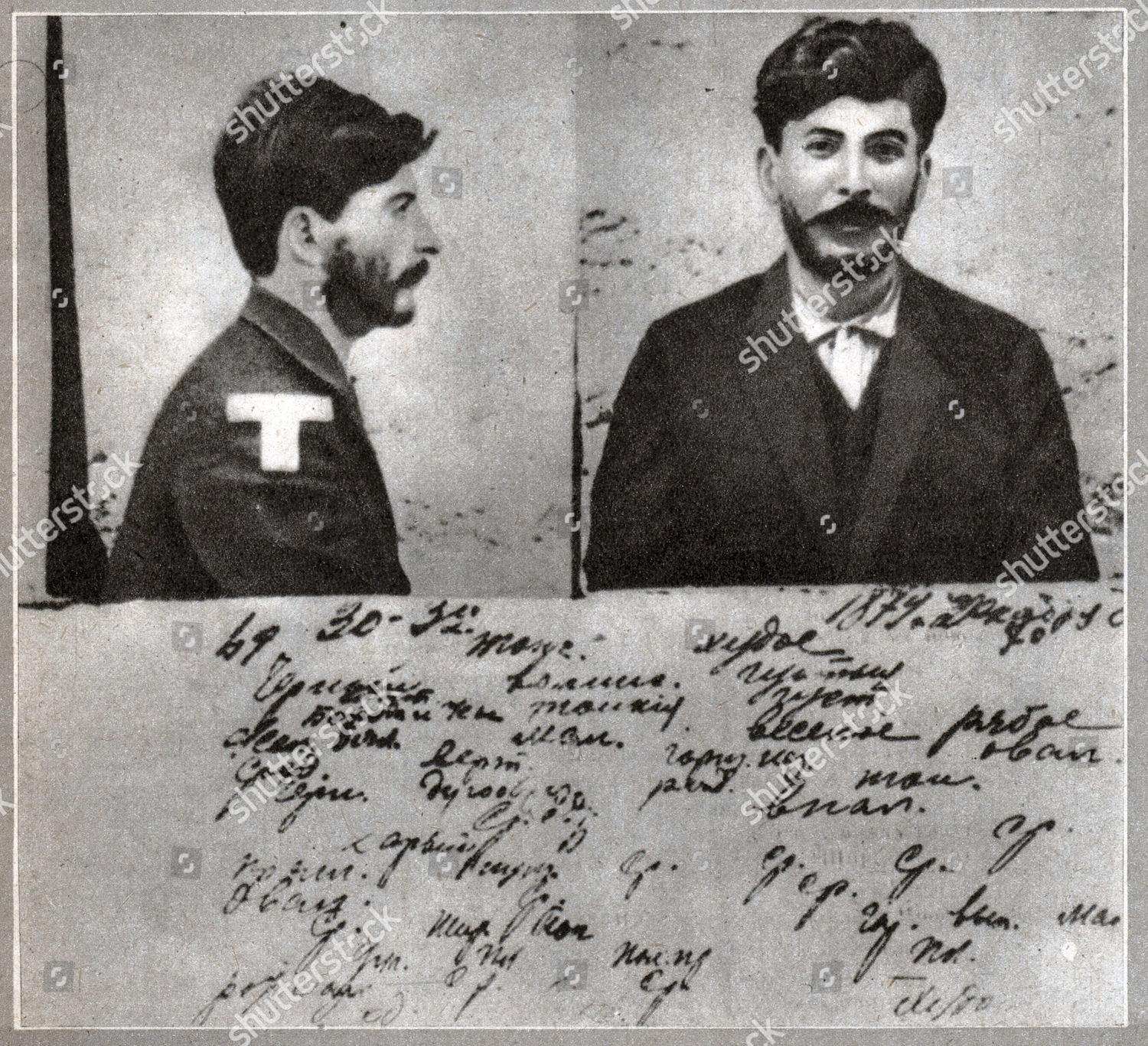 Mug Shot Joseph Stalin 18791953 After Editorial Stock Photo - Stock ...