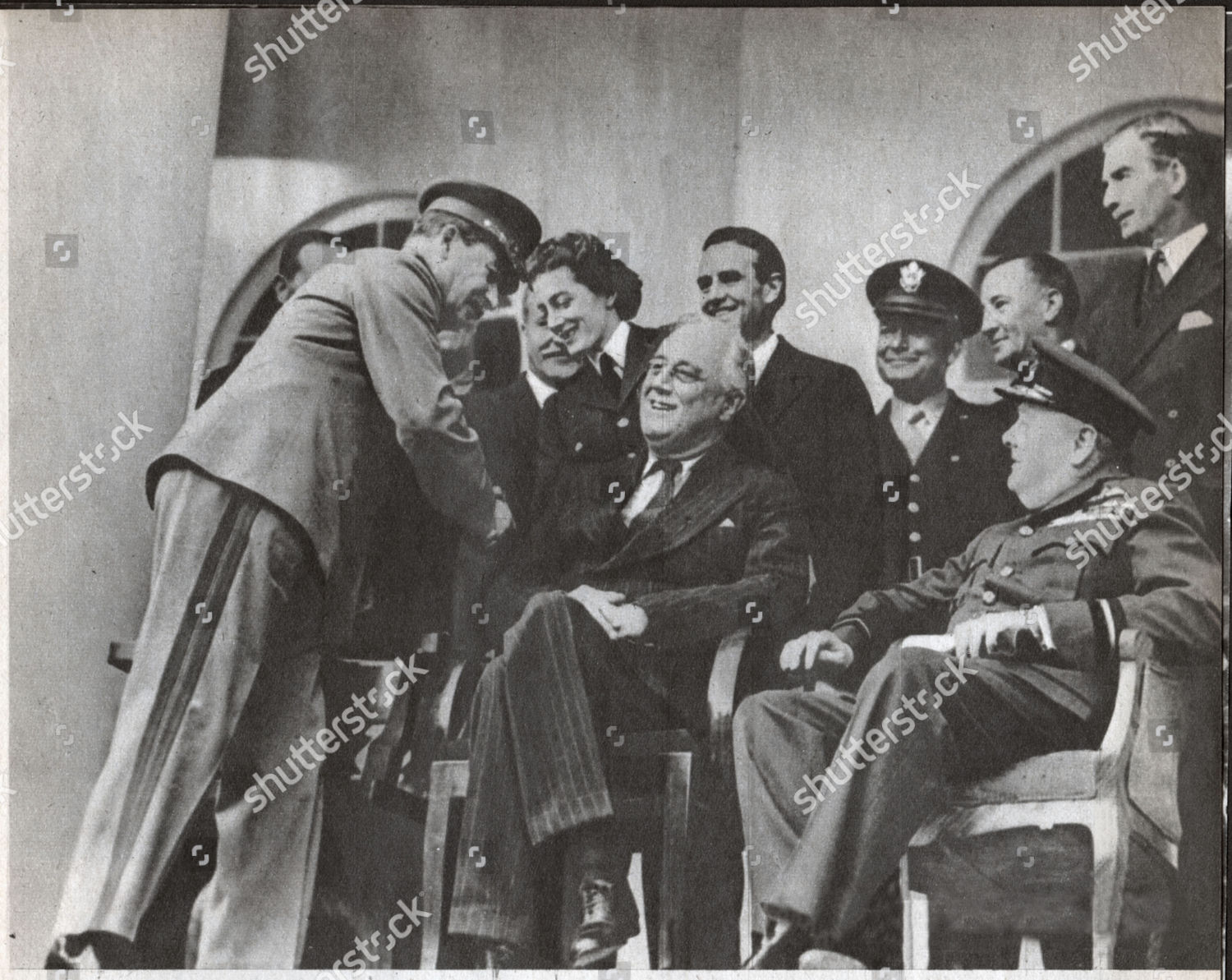 Yalta Conference Ukraine Joseph Stalin 18791953 Editorial Stock Photo ...