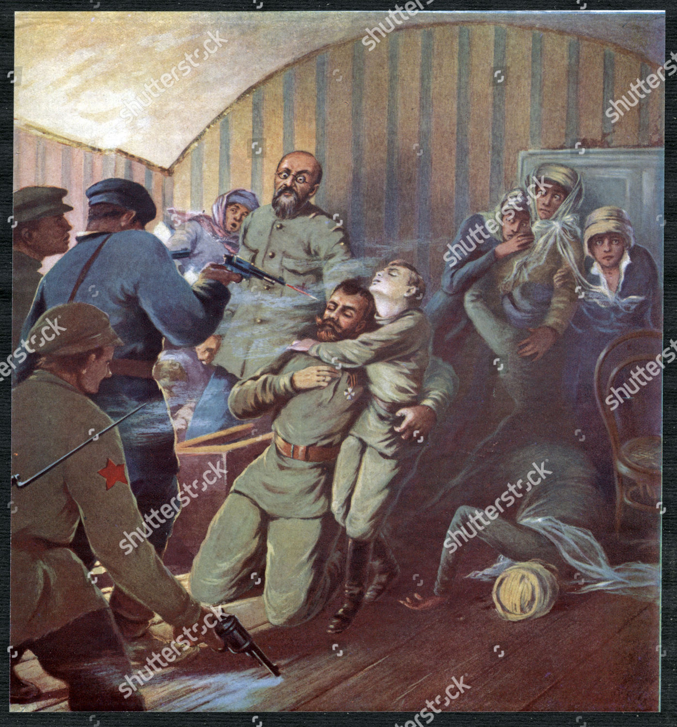 Execution Tsar Nicholas Ii 18681918 His Editorial Stock Photo - Stock ...
