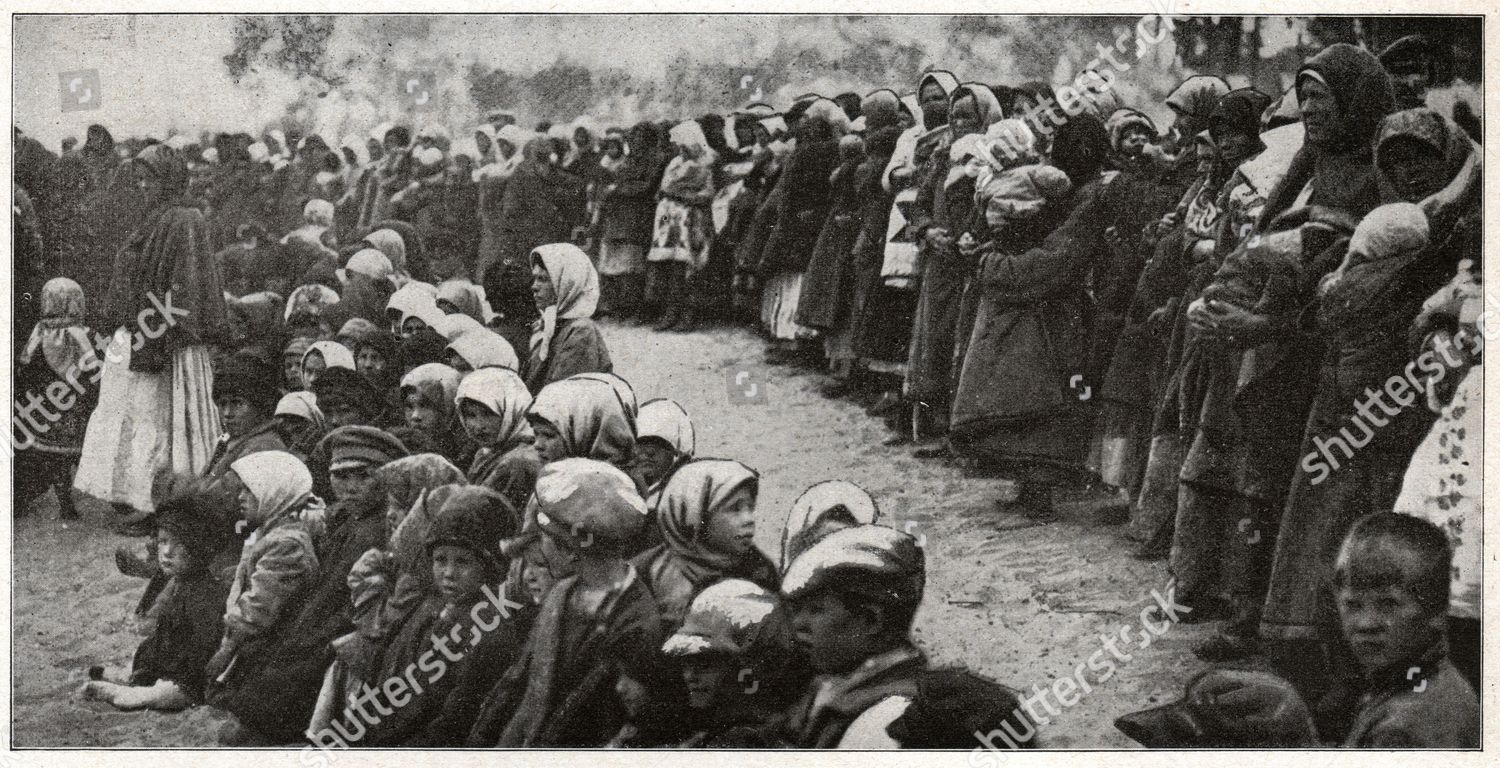 Russian Famine 1921 Bread Distribution By Editorial Stock Photo - Stock ...