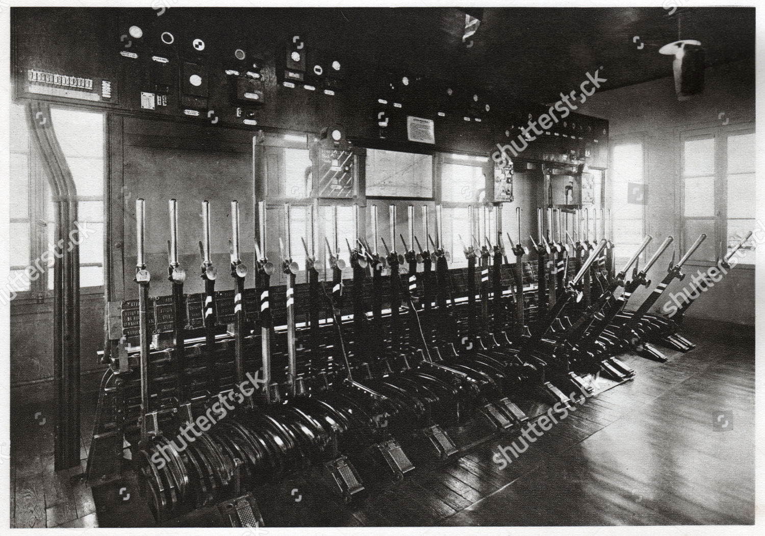 Saxby Signal Box France Ca 1900 Editorial Stock Photo - Stock Image ...