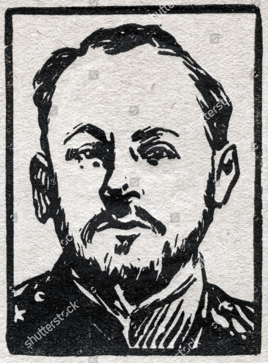 Russian Revolutionary Nikolai Krylenko 18851938 Illustration Editorial ...