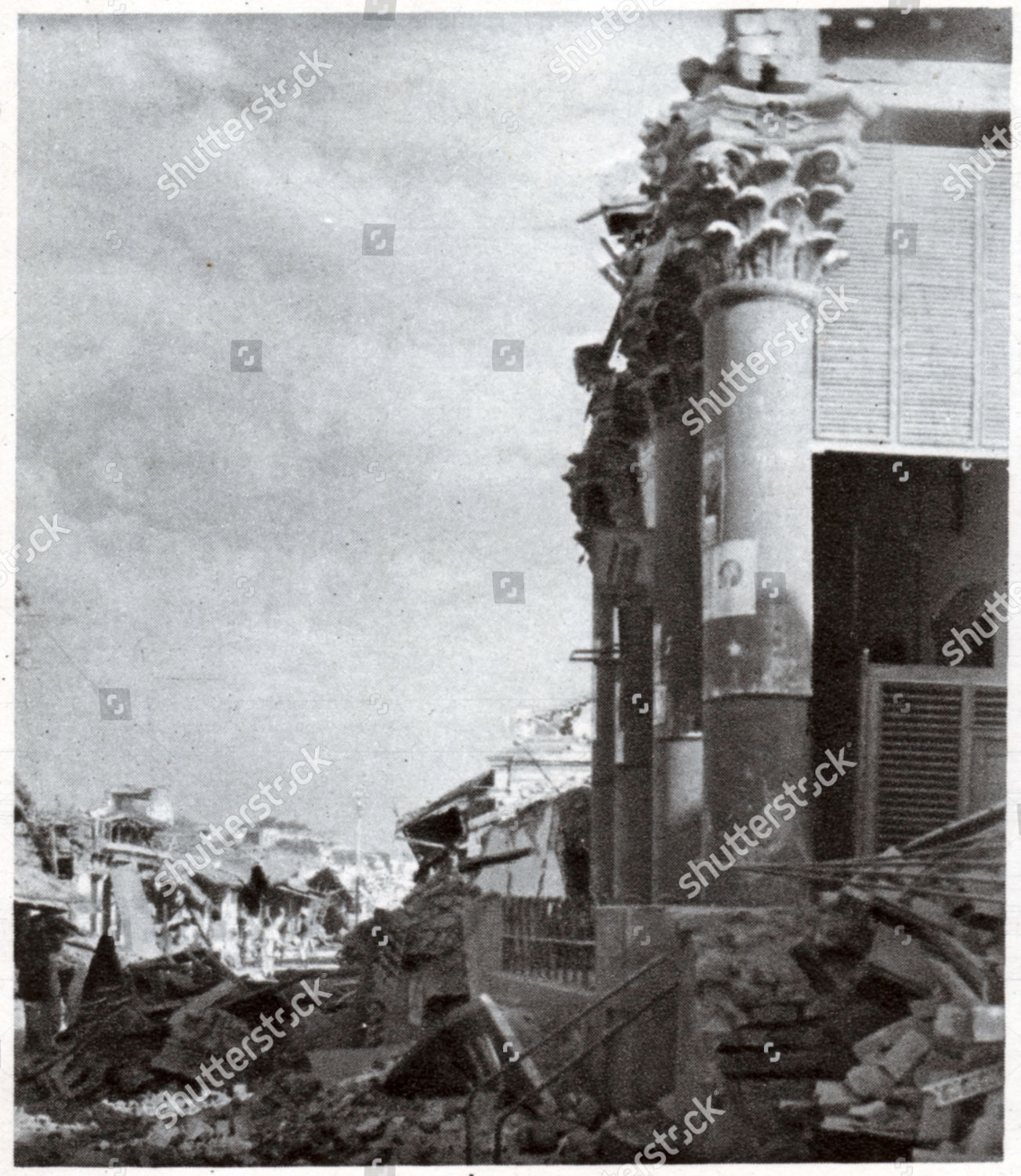 Earthquake India 1934 Bazaar Munger Bihar Editorial Stock Photo - Stock ...