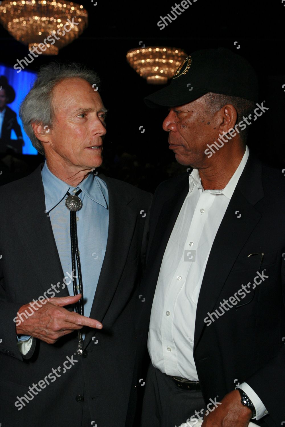 Clint Eastwood Morgan Freeman Editorial Stock Photo - Stock Image ...