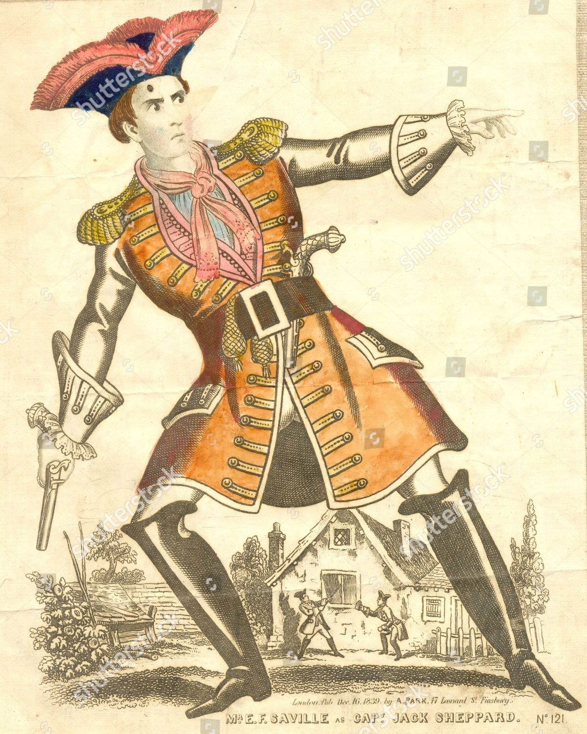 Theatre Print Mr E F Saville Editorial Stock Photo - Stock Image ...