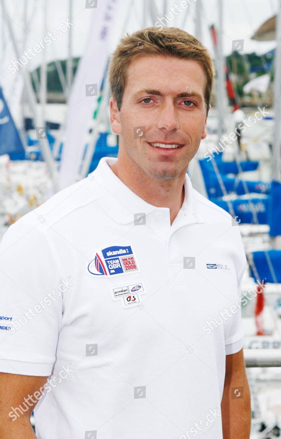 Finn Sailor Ed Wright Skandiarya Preolympic Editorial Stock Photo - Stock Image | Shutterstock