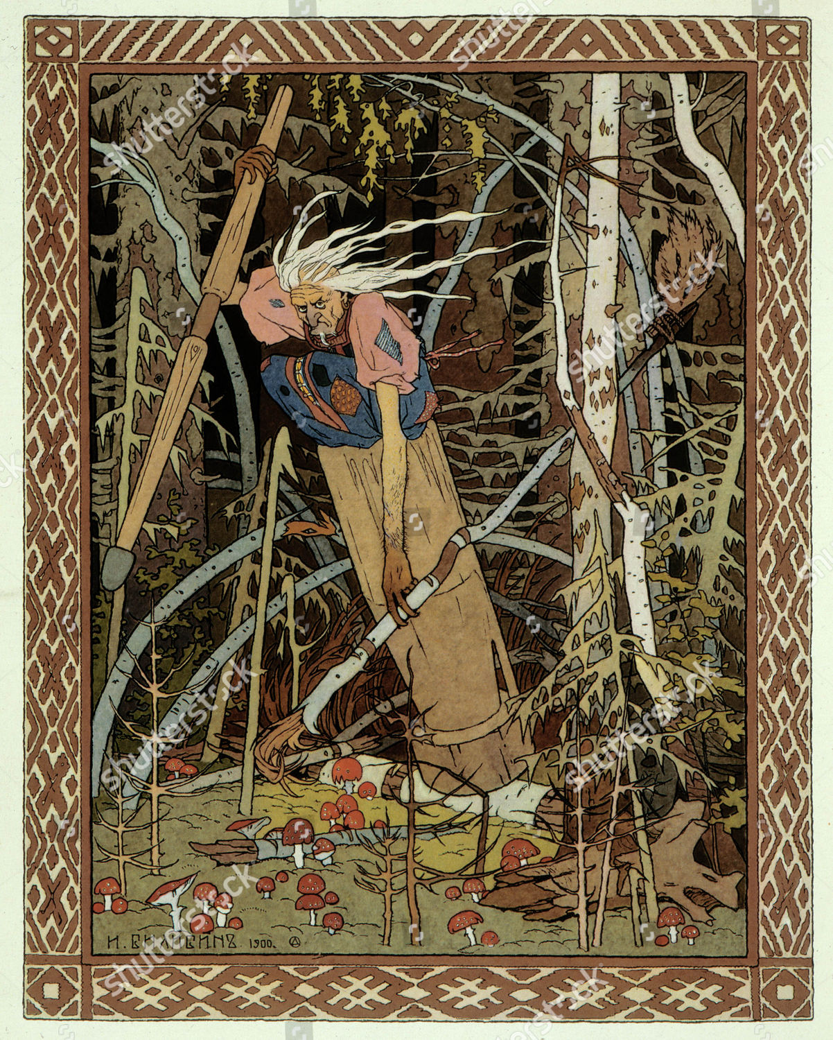 BABA YAGA SORCERESS RUSSIAN FOLK TALES Editorial Stock Photo - Stock ...