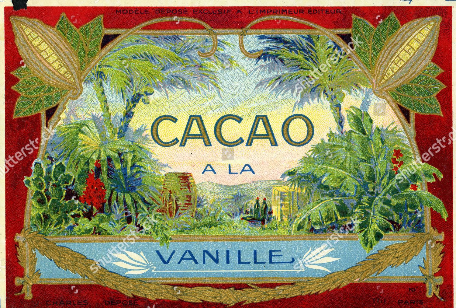 Cacao La Vanille Vanilla Cocoa Chocolate Editorial Stock Photo - Stock ...