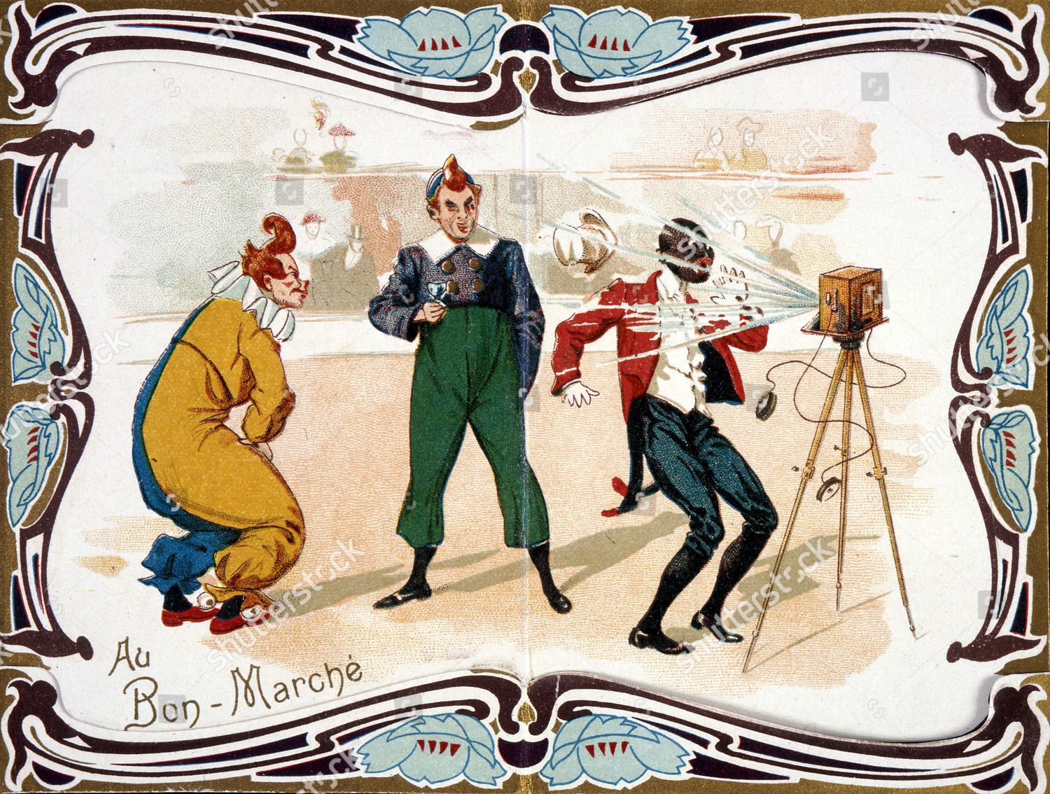 Clowns Footit Chocolat Advertisement Department Store Editorial Stock ...