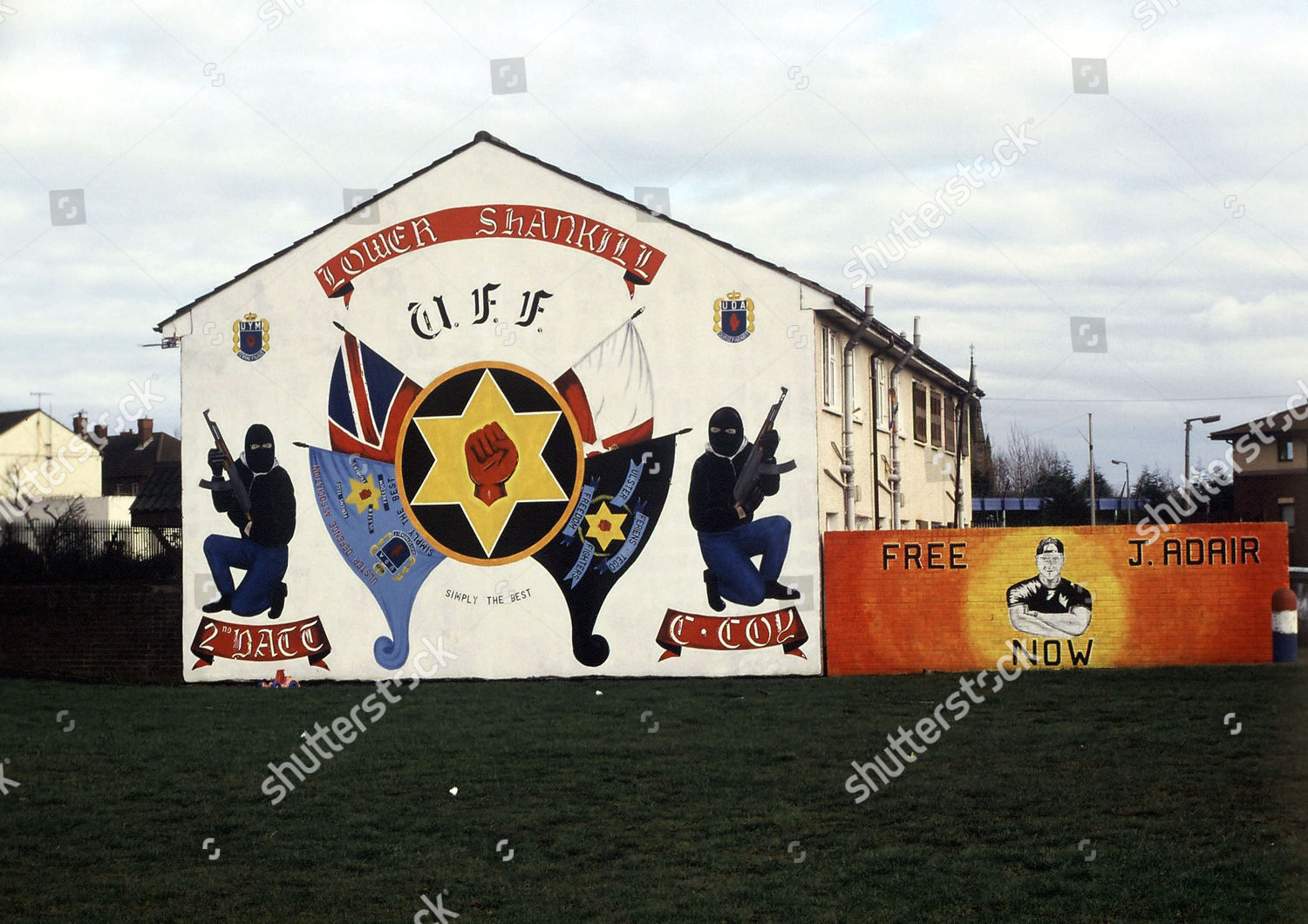 Wall Painting Ulster Freedom Fighters Northern Editorial Stock Photo ...