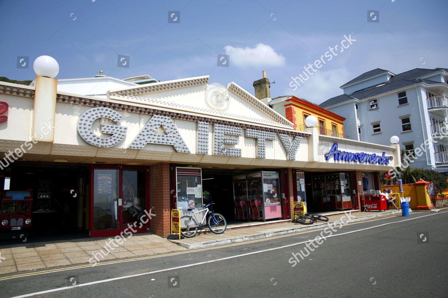 Ventnor Seafront Amusements Isle Wight Britain Editorial Stock Photo ...