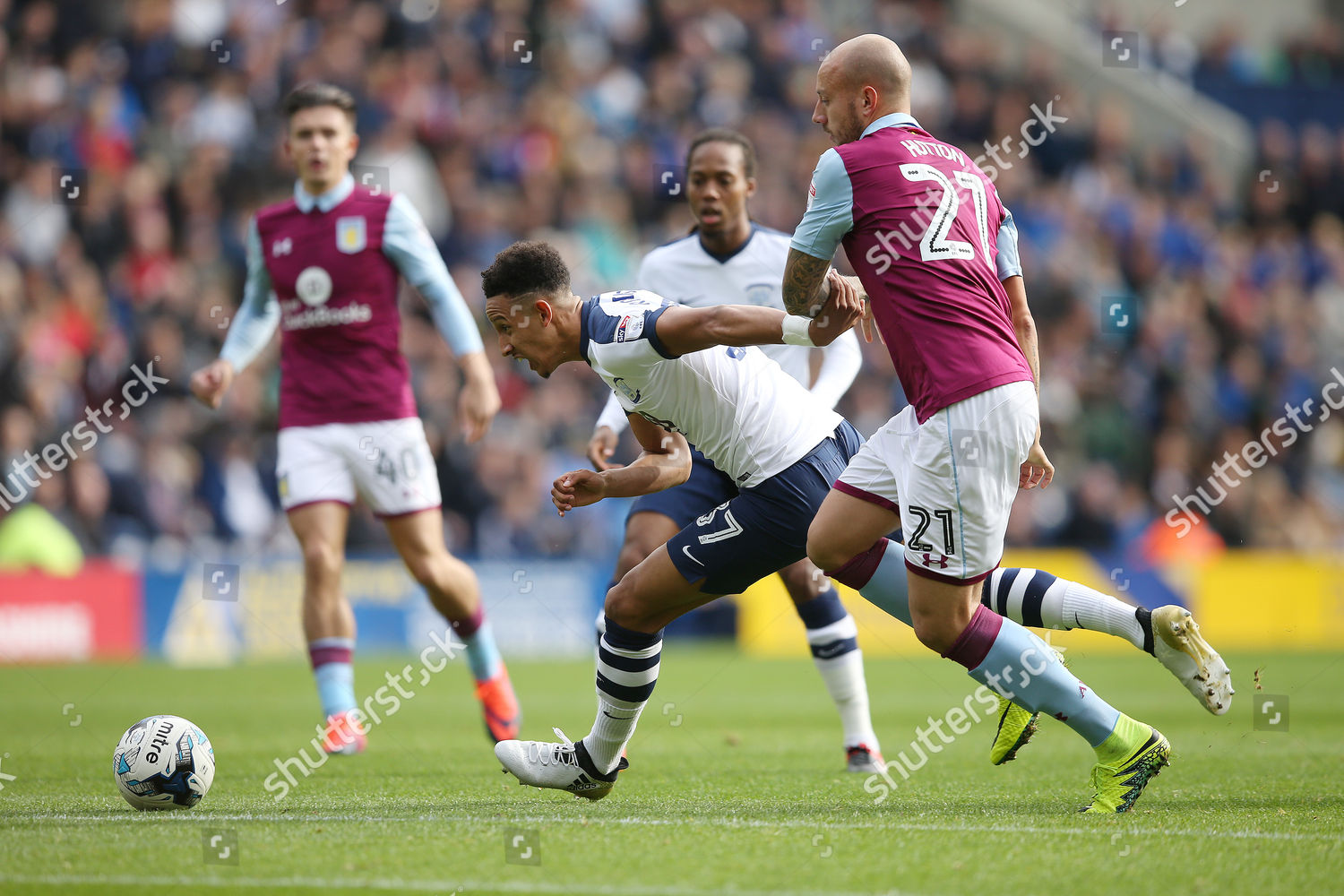 Callum Robinson Tackled By Allan Hutton Editorial Stock Photo - Stock ...