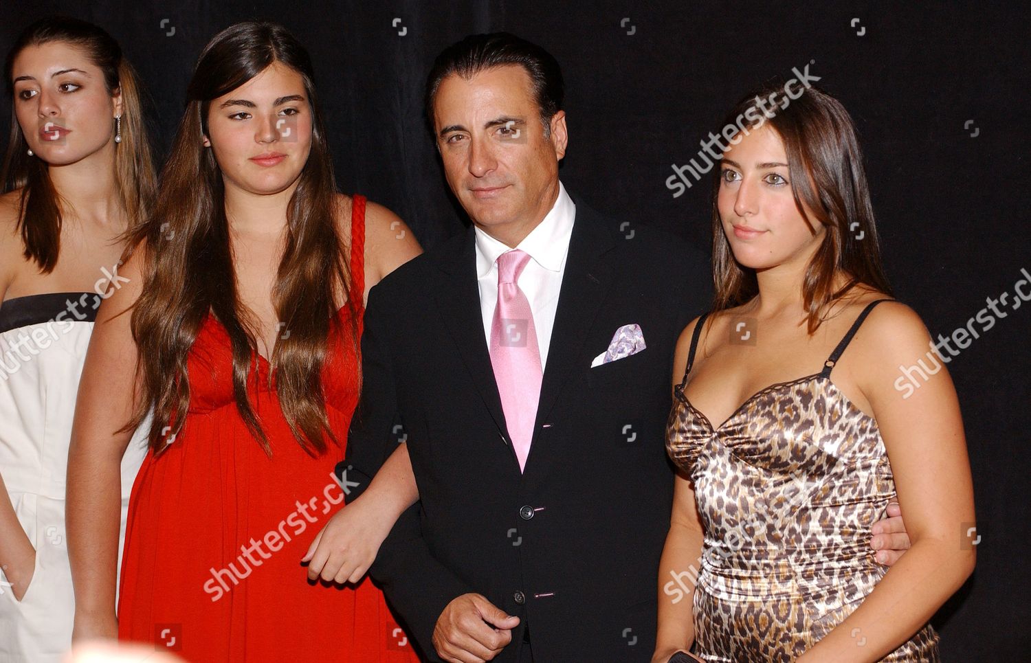 Andy Garcia Daughters Daniella Alessandra Dominique Editorial Stock ...