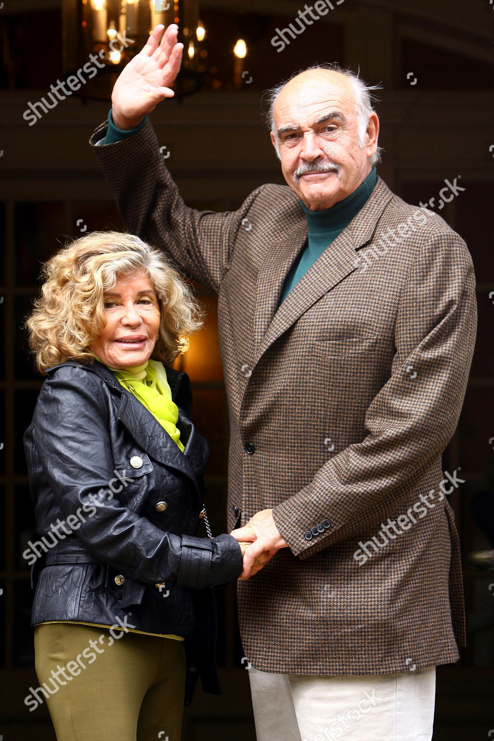 Sir Sean Connery Wife Micheline Leaving Editorial Stock Photo - Stock ...
