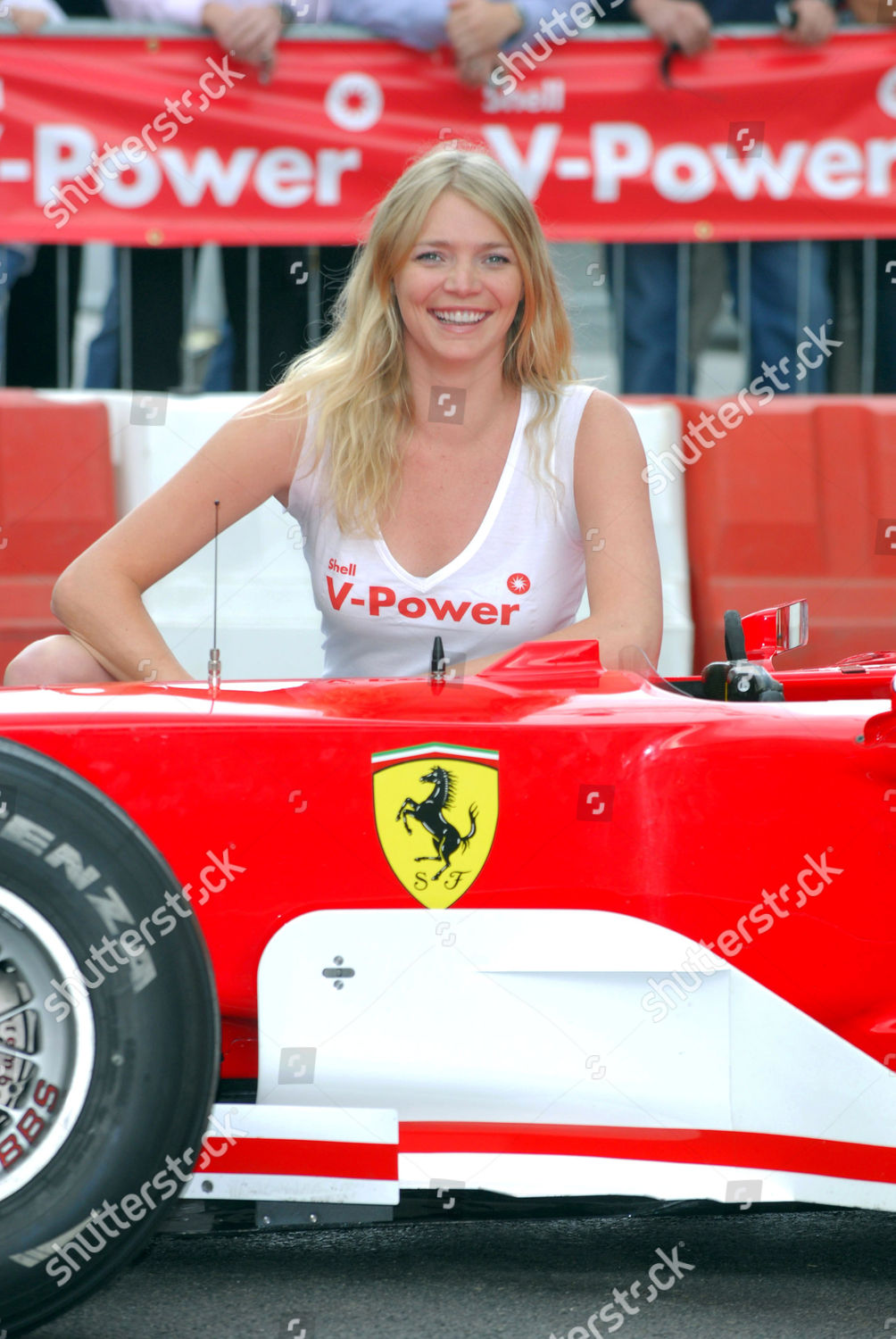 Jodie Kidd Ferrari F1 Racing Car Editorial Stock Photo - Stock Image ...