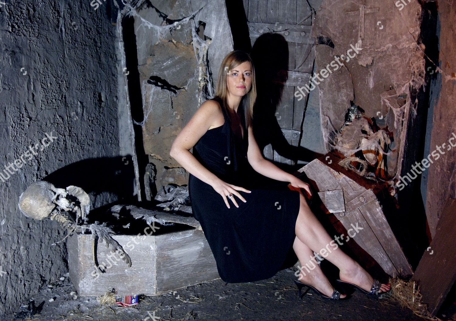 Claire Catterson Who Appear Horror Movie Editorial Stock Photo - Stock ...
