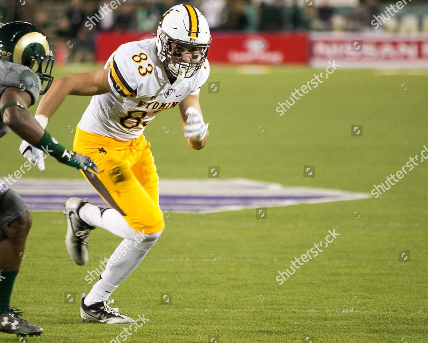 Wyoming Cowboys Wide Receiver Jake Maulhardt Editorial Stock Photo - Stock Image | Shutterstock