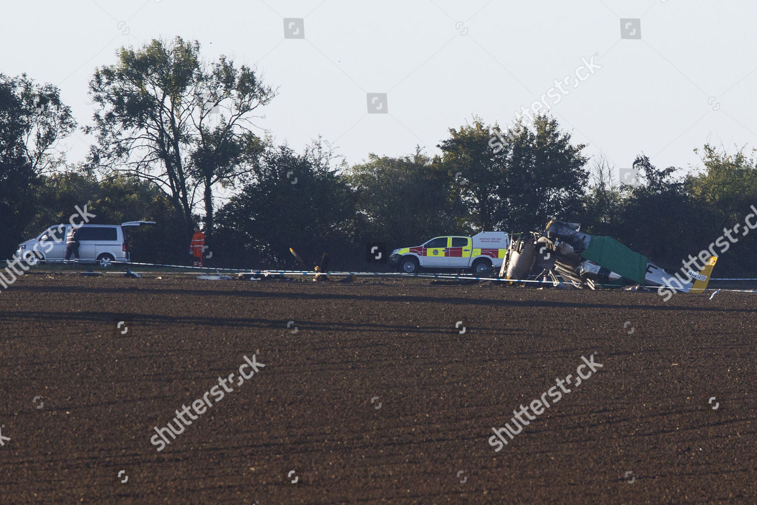 Scene Air Craft Crash Raf Hardwick Editorial Stock Photo - Stock Image ...