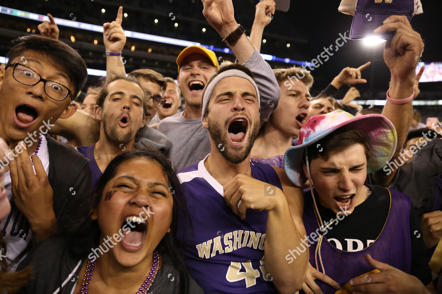 Washington Fans Storm Field After Game Editorial Stock Photo - Stock ...