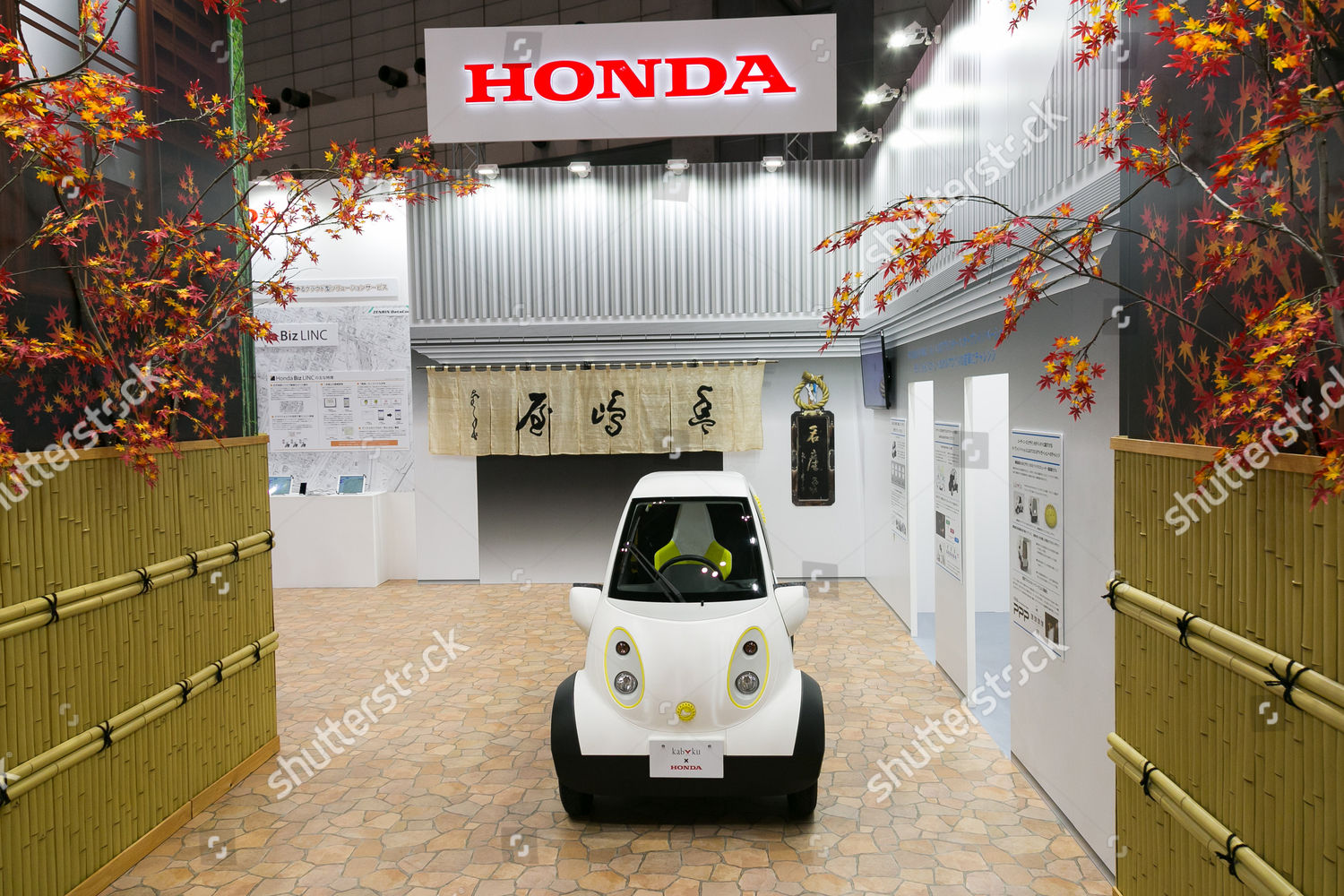 Honda Mcb Electric Quadracycle On Display Editorial Stock Photo - Stock ...