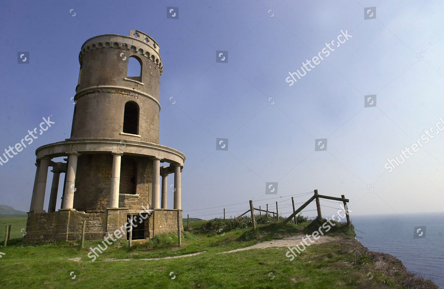 Clavell Tower Kimmeridge Dorset Britain Folly Editorial Stock Photo ...