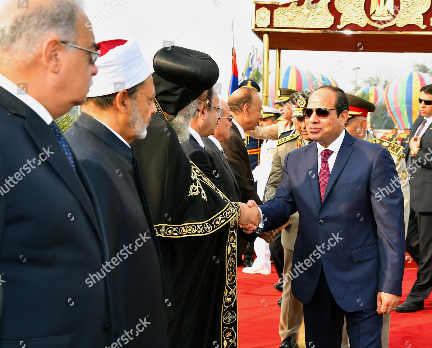 Egyptian President Abdel Fattah Alsisi Visits Editorial Stock Photo ...
