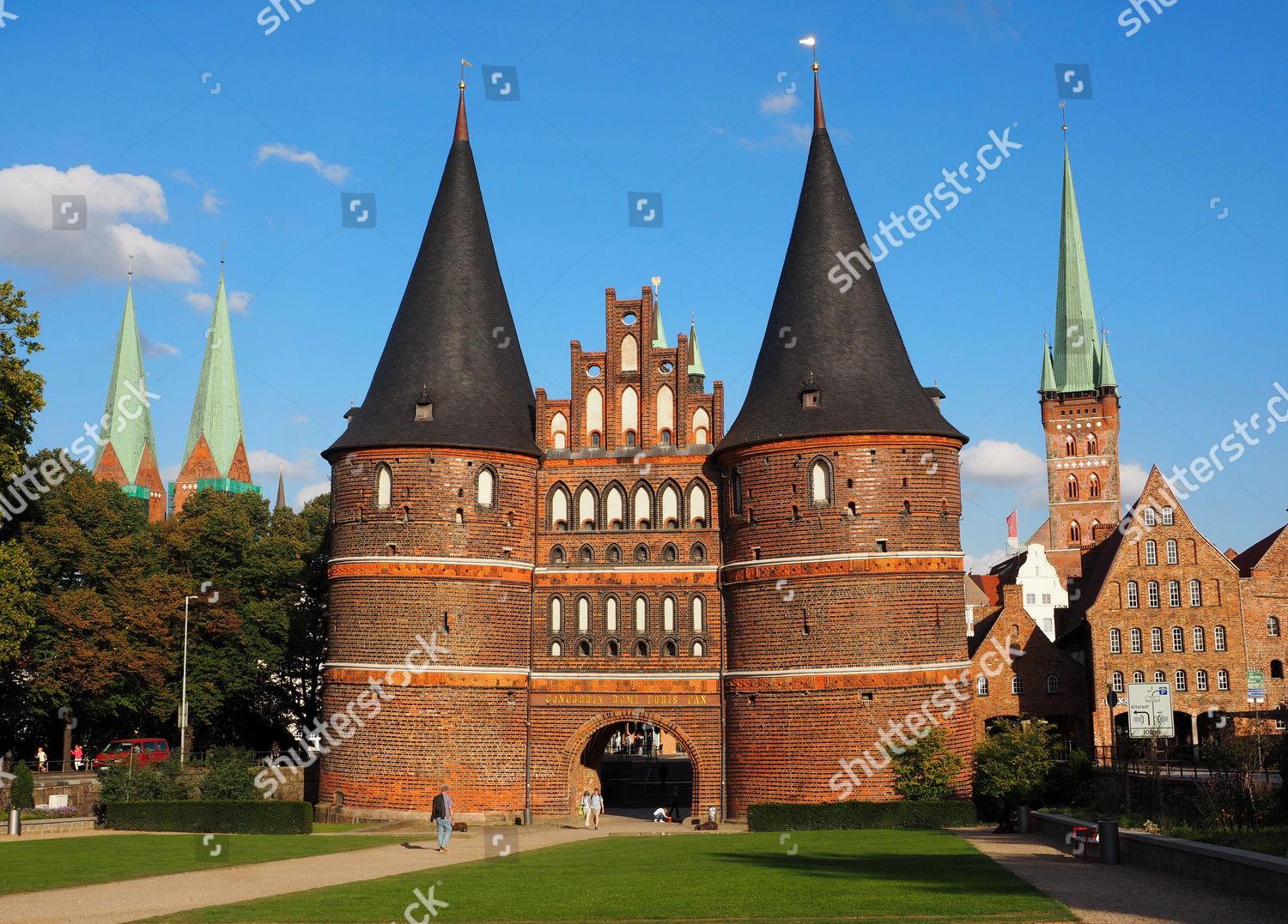 Holsten Gate Holstentor This Iconic Gates Editorial Stock Photo - Stock ...