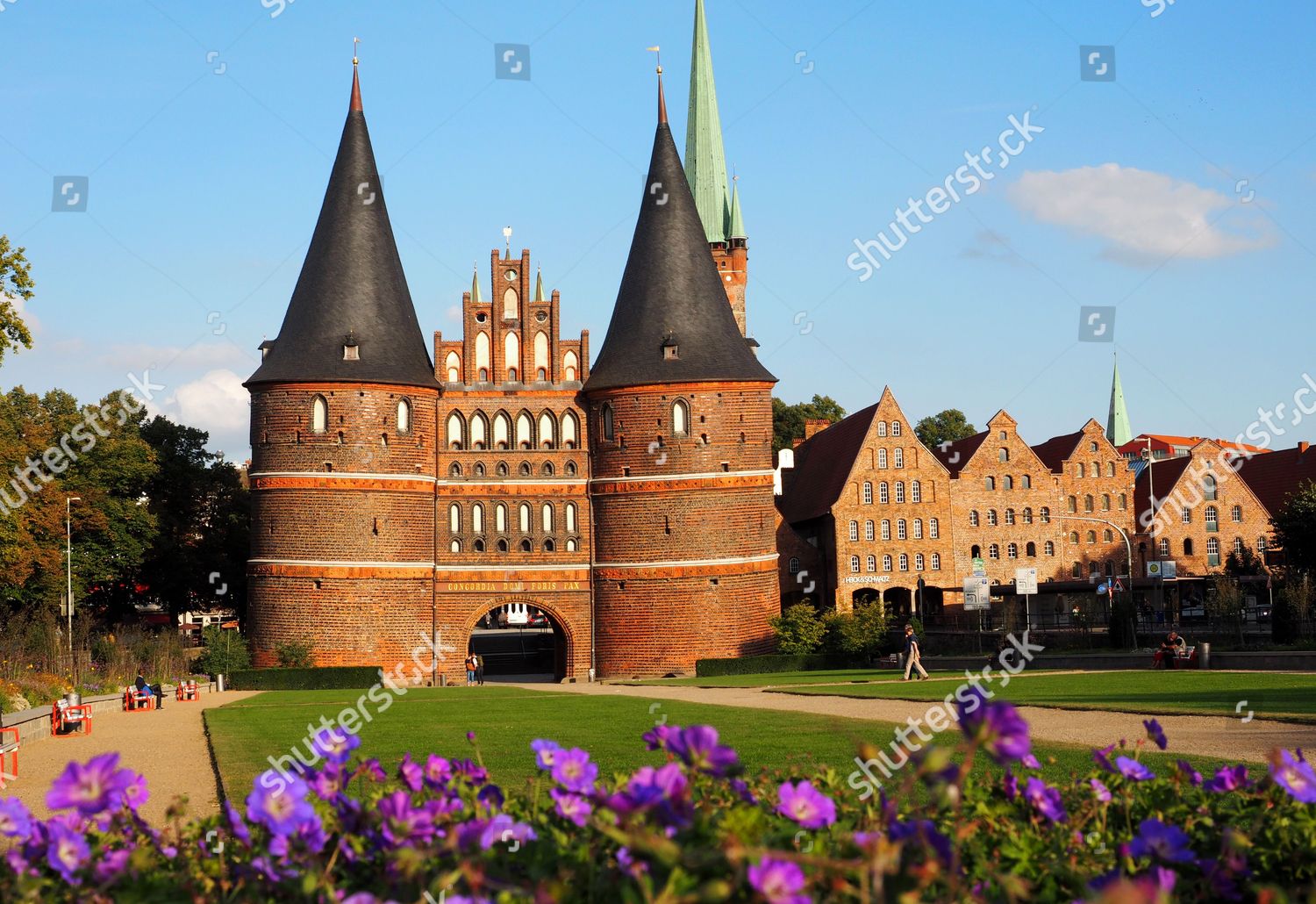 Holsten Gate Holstentor This Iconic Gates Editorial Stock Photo - Stock ...