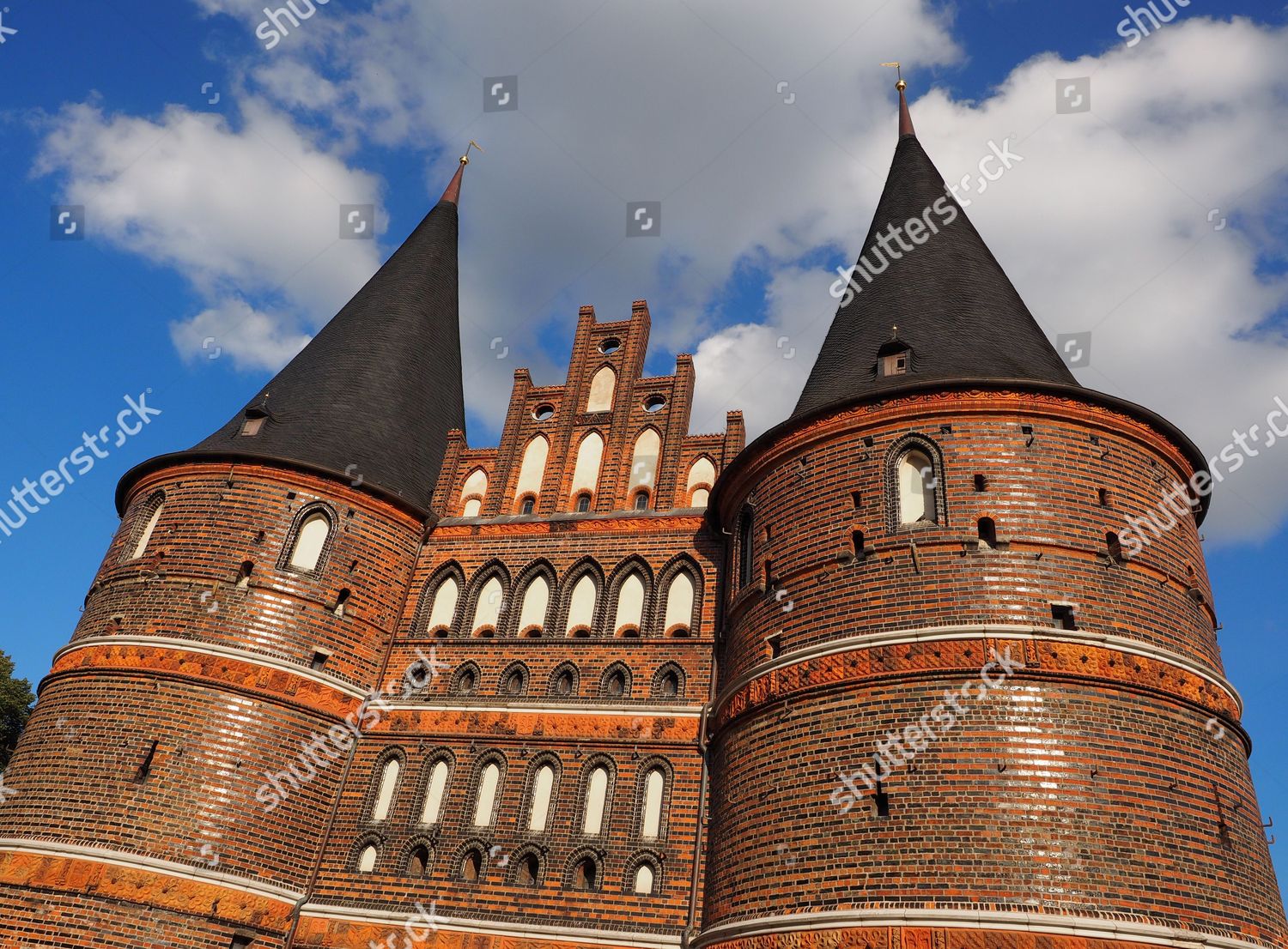 Holsten Gate Holstentor This Iconic Gates Editorial Stock Photo - Stock ...