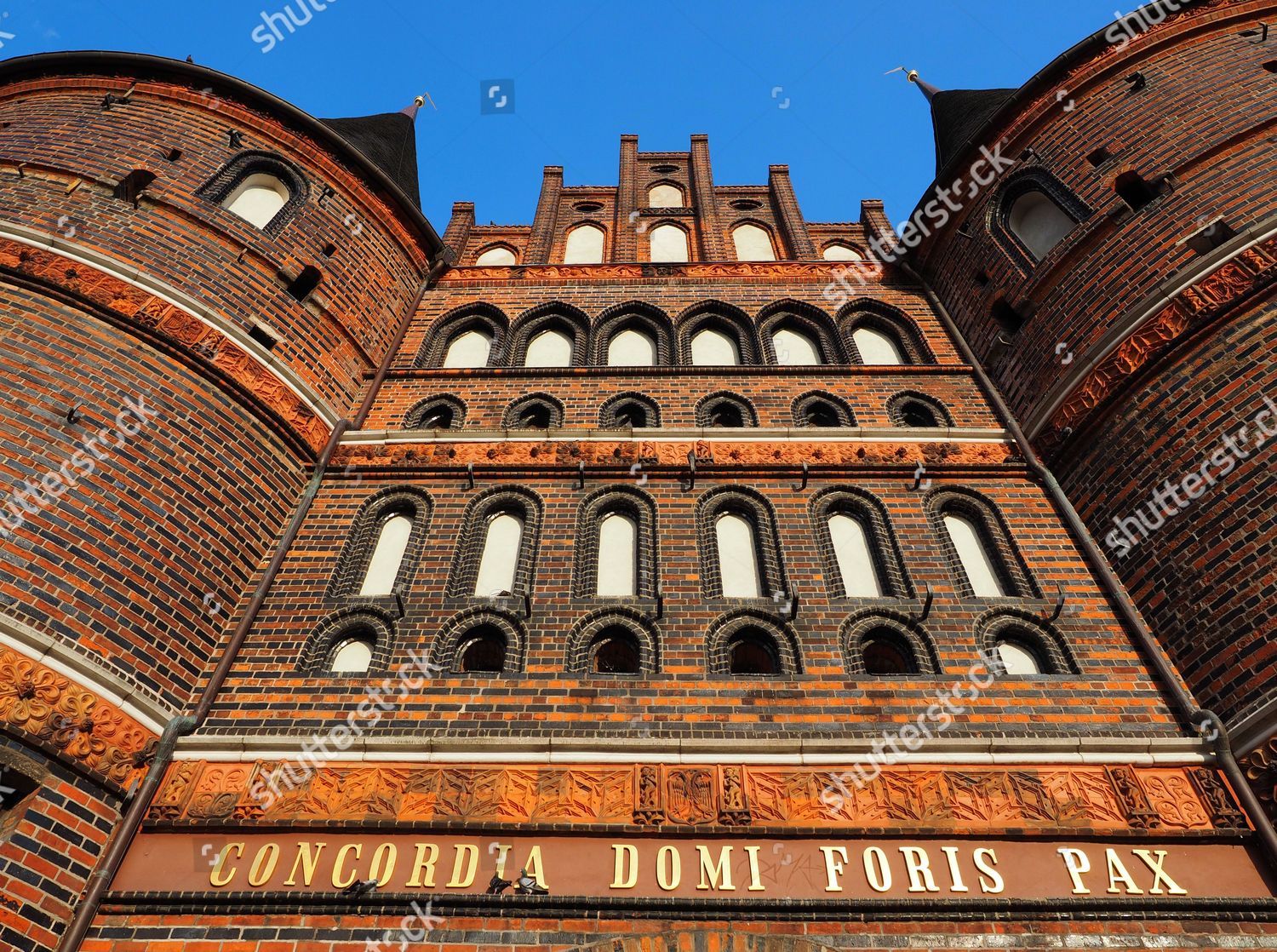 Holsten Gate Holstentor This Iconic Gates Editorial Stock Photo - Stock ...