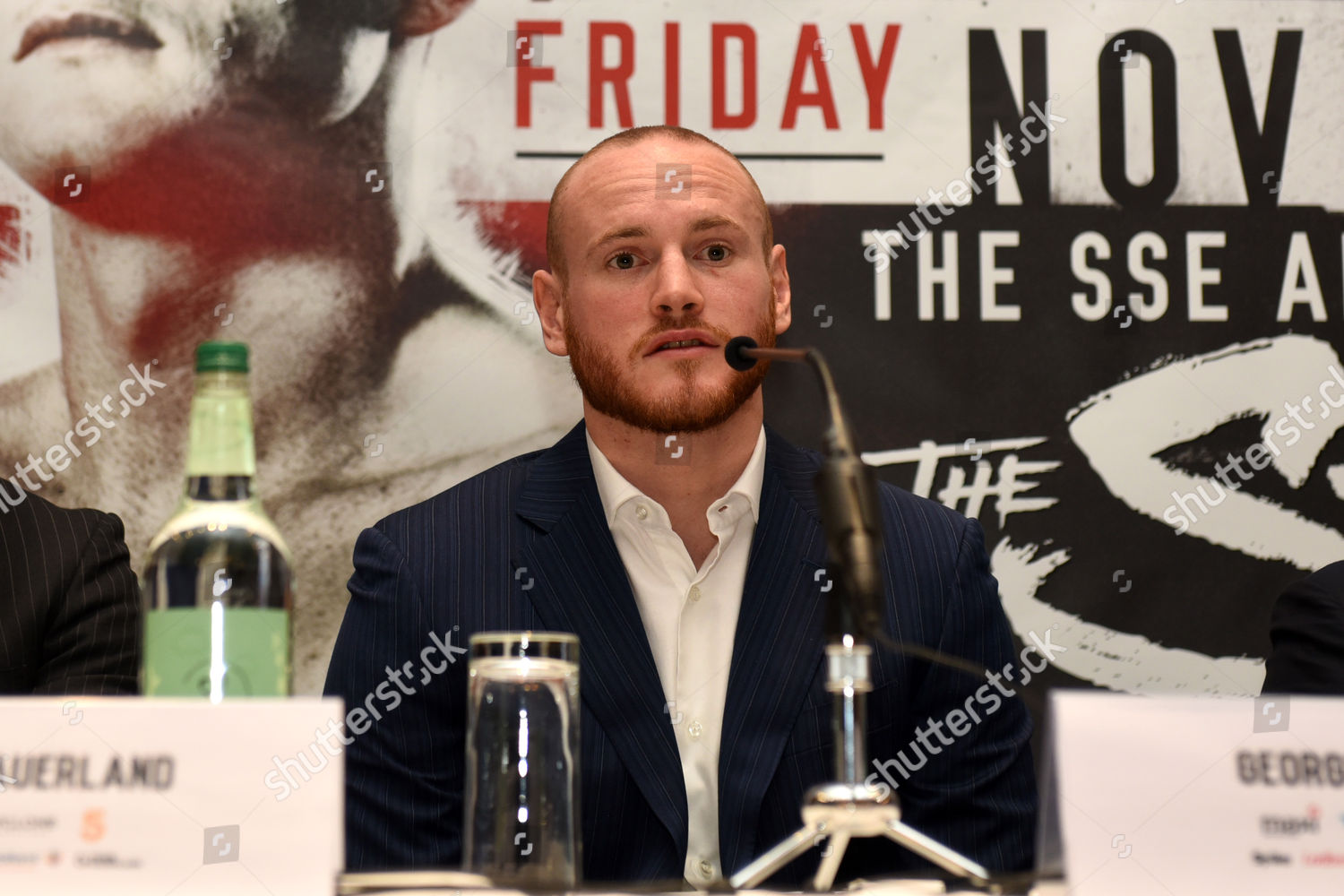 Boxer George Groves Speaks During Cyclone Editorial Stock Photo - Stock ...