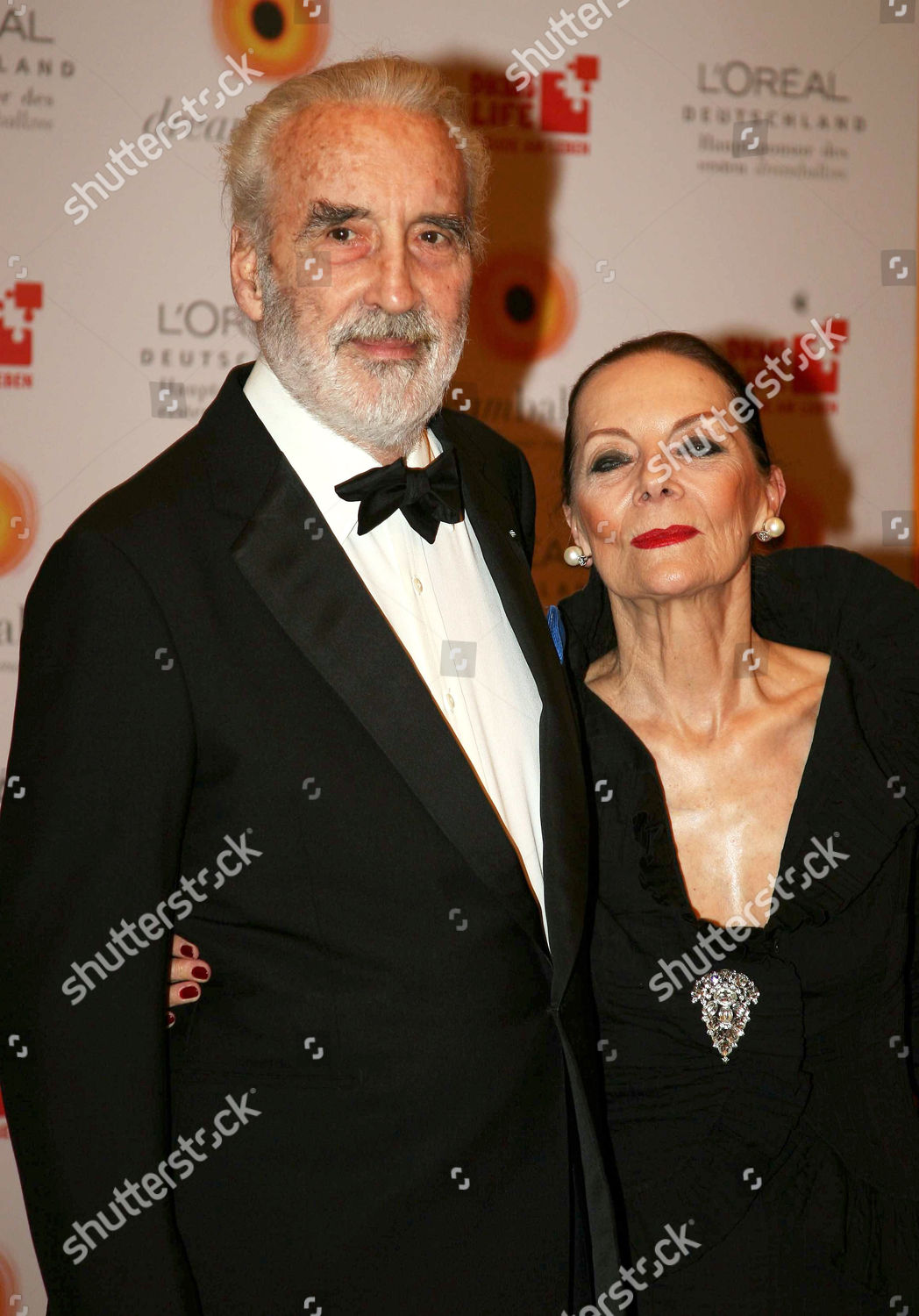 Christopher Lee Wife Birgit Kroencke Editorial Stock Photo - Stock ...