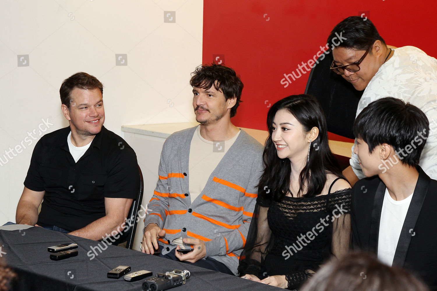 Matt Damon Pedro Pascal Jing Tian Editorial Stock Photo - Stock Image ...