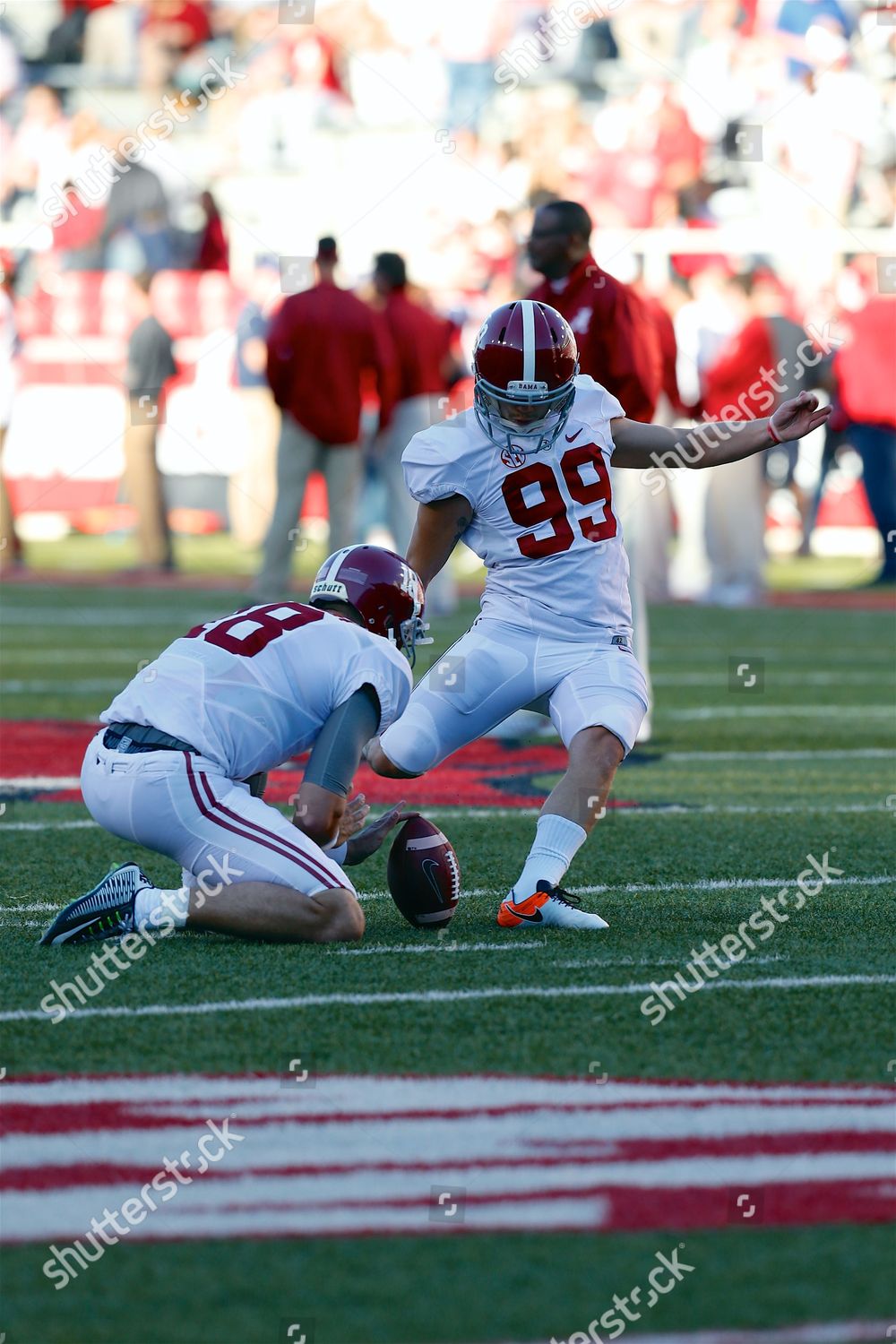Alabama Kicker Adam Griffith 99 Works Editorial Stock Photo - Stock ...