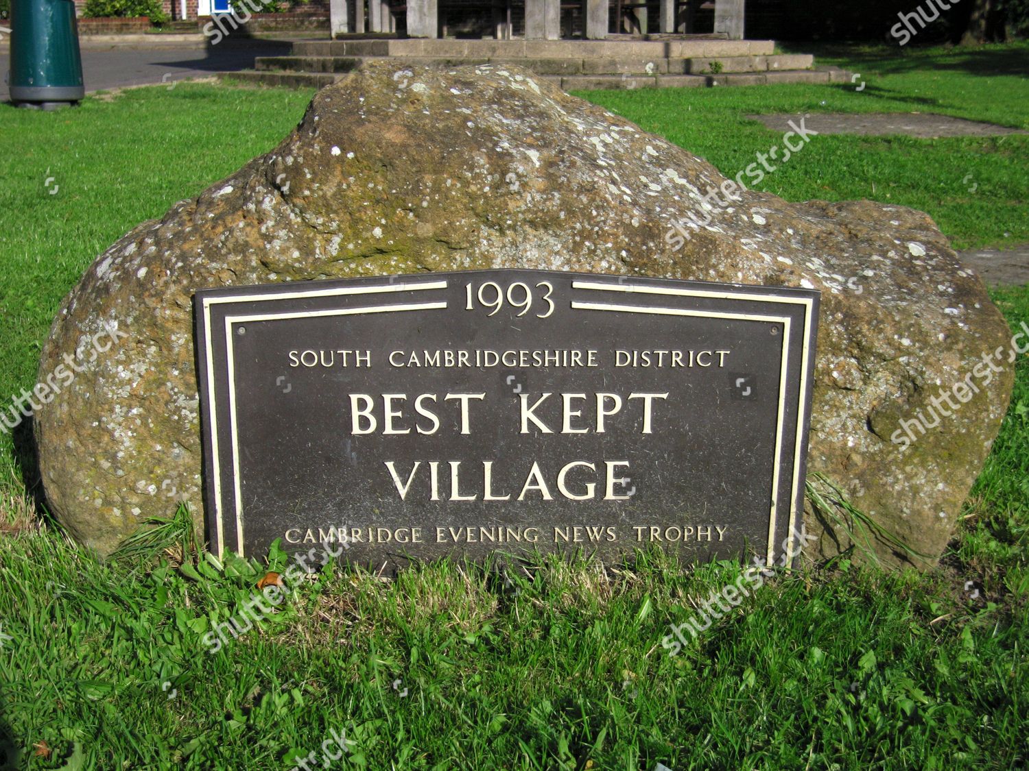 Best Kept Village Plaque Balsham Cambridgeshire Editorial Stock Photo ...
