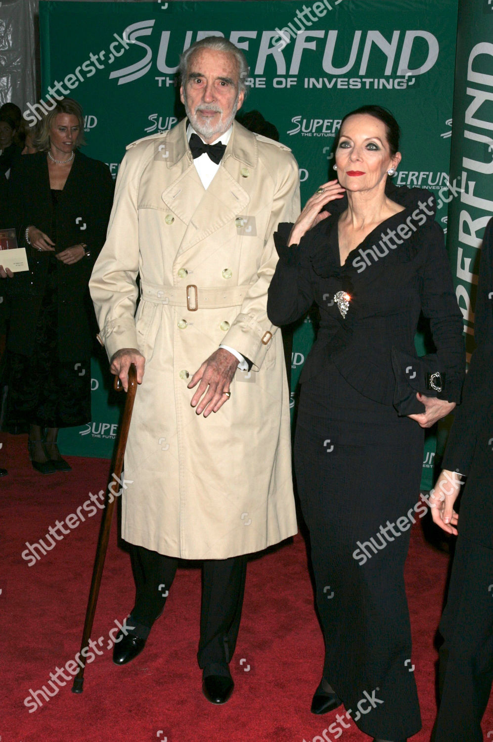Christopher Lee Wife Birgit Kroencke Editorial Stock Photo - Stock ...