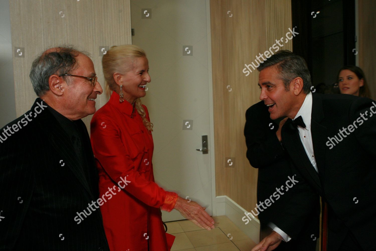 Peter Bart Phyllis Fredette George Clooney Editorial Stock Photo ...