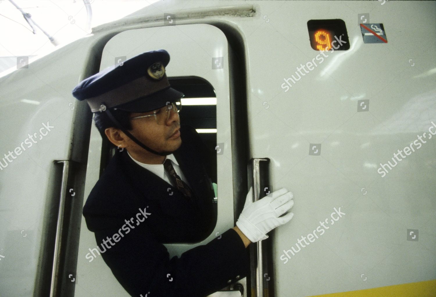 Bullet Train Driver Japan Editorial Stock Photo - Stock Image ...